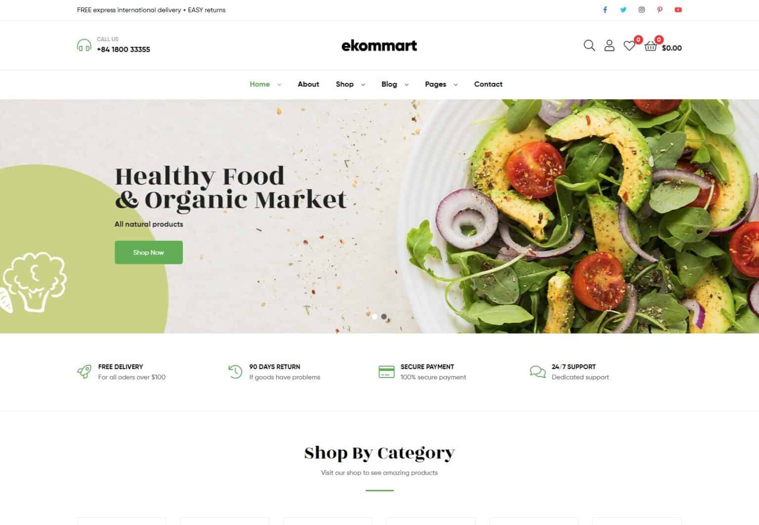 Best WordPress Themes for Supermarkets and Grocery Stores - Design for WP